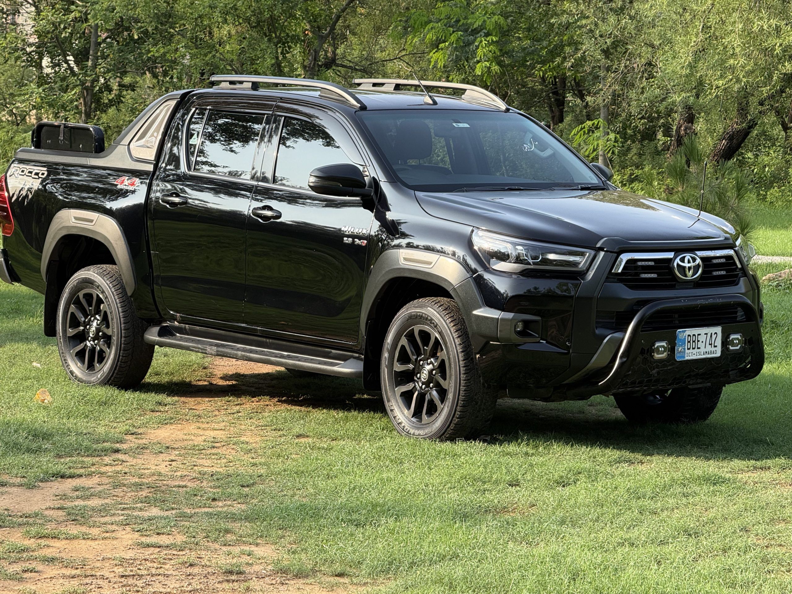 Book Toyota Hilux Revo Rocco Black For Rent On Self Drive & With Driver